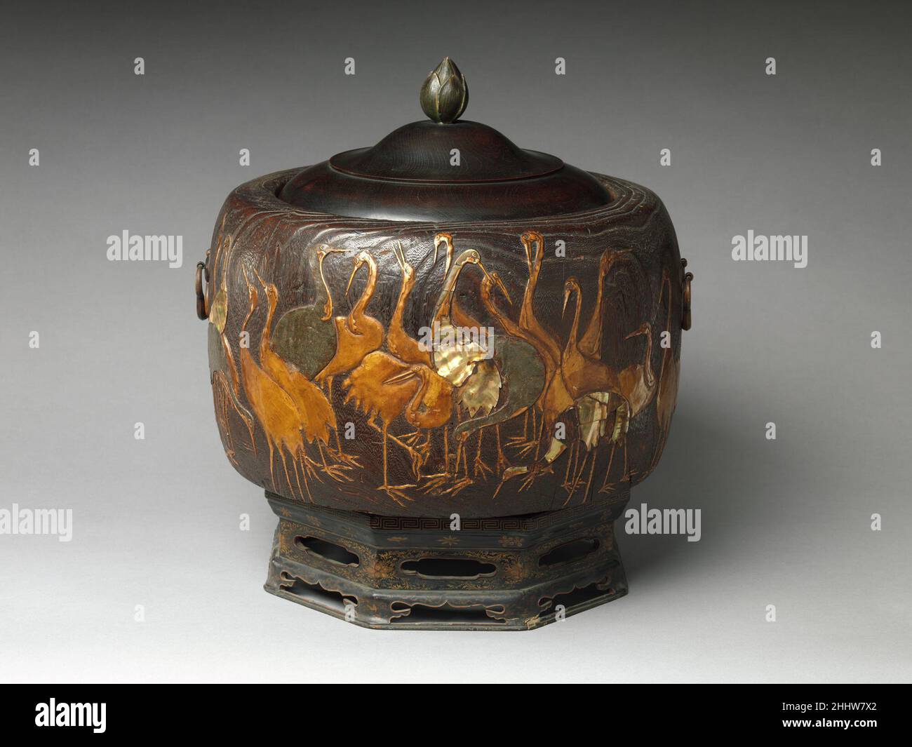 Coal container 18th century School of Ogata Kōrin Japanese. Coal ...