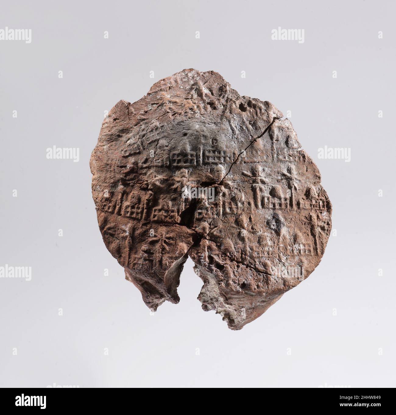 Jar sealing impressed with name of Queen Neithhotep ca. 3100 B.C. Early ...