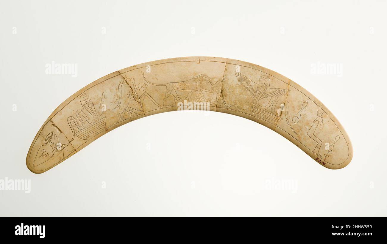 Magic wand ca. 1850–1640 B.C. Middle Kingdom Wands such as this were a ...