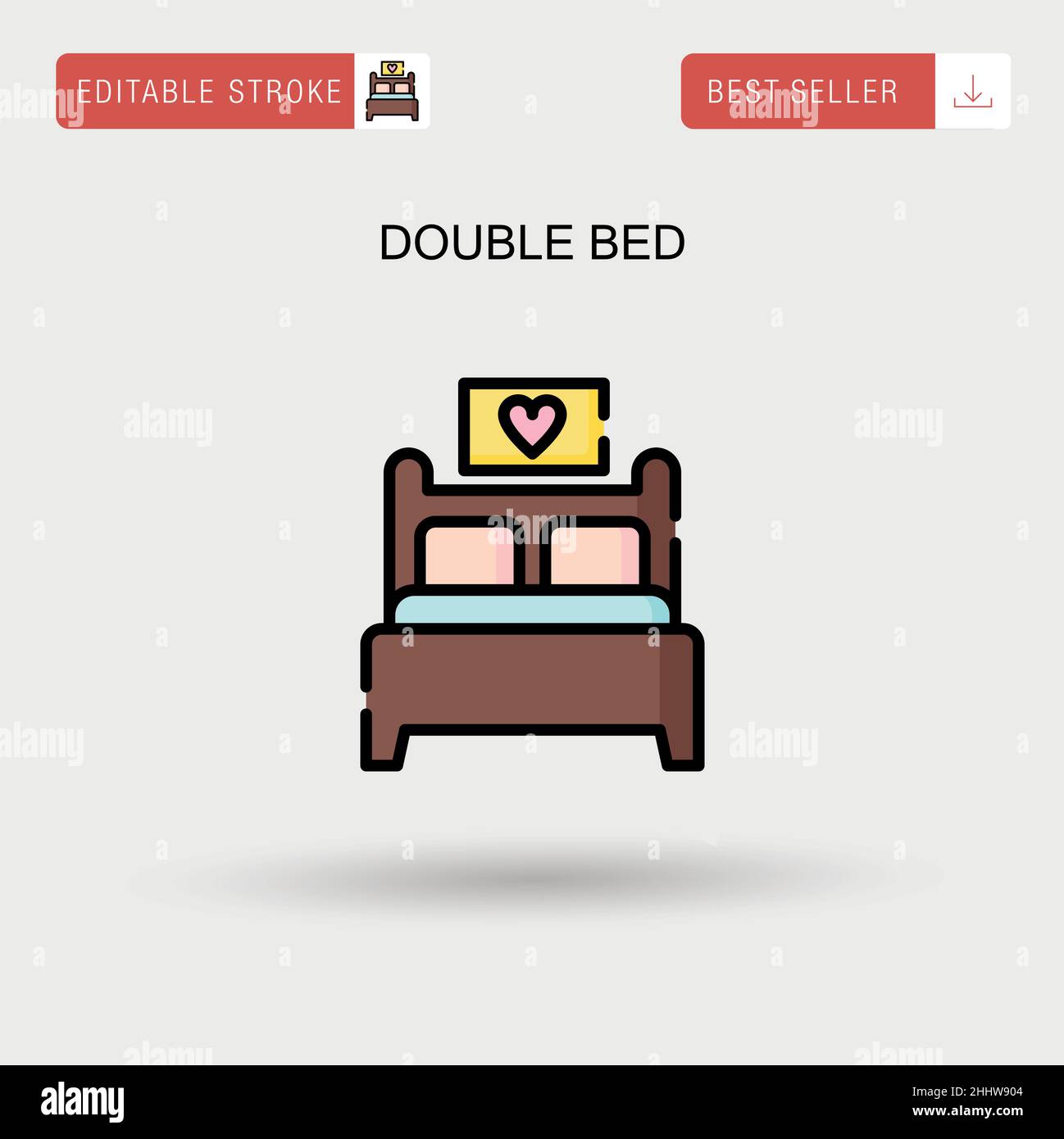 White double duvet Stock Vector Images - Alamy
