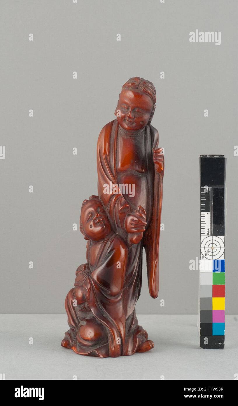 Figures 18th century China. Figures. China. 18th century. Amber ...