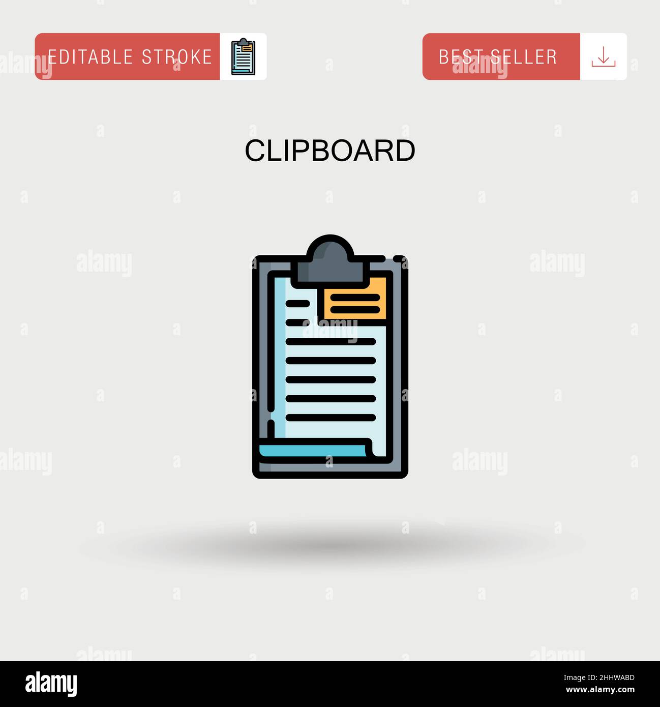 Clipboard checklist pen Stock Vector Images - Alamy