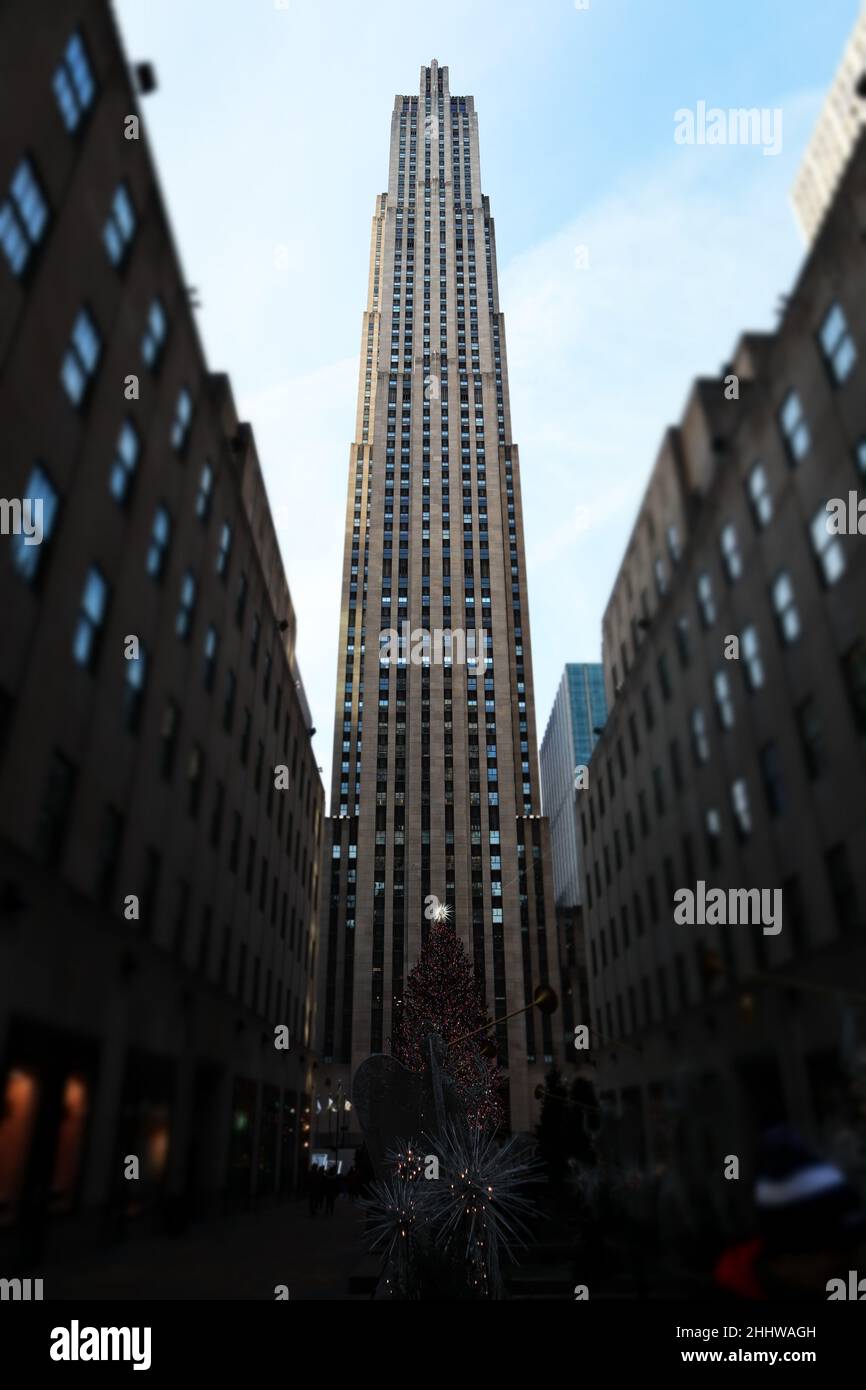 Rockefeller Tower - NYC Stock Photo - Alamy