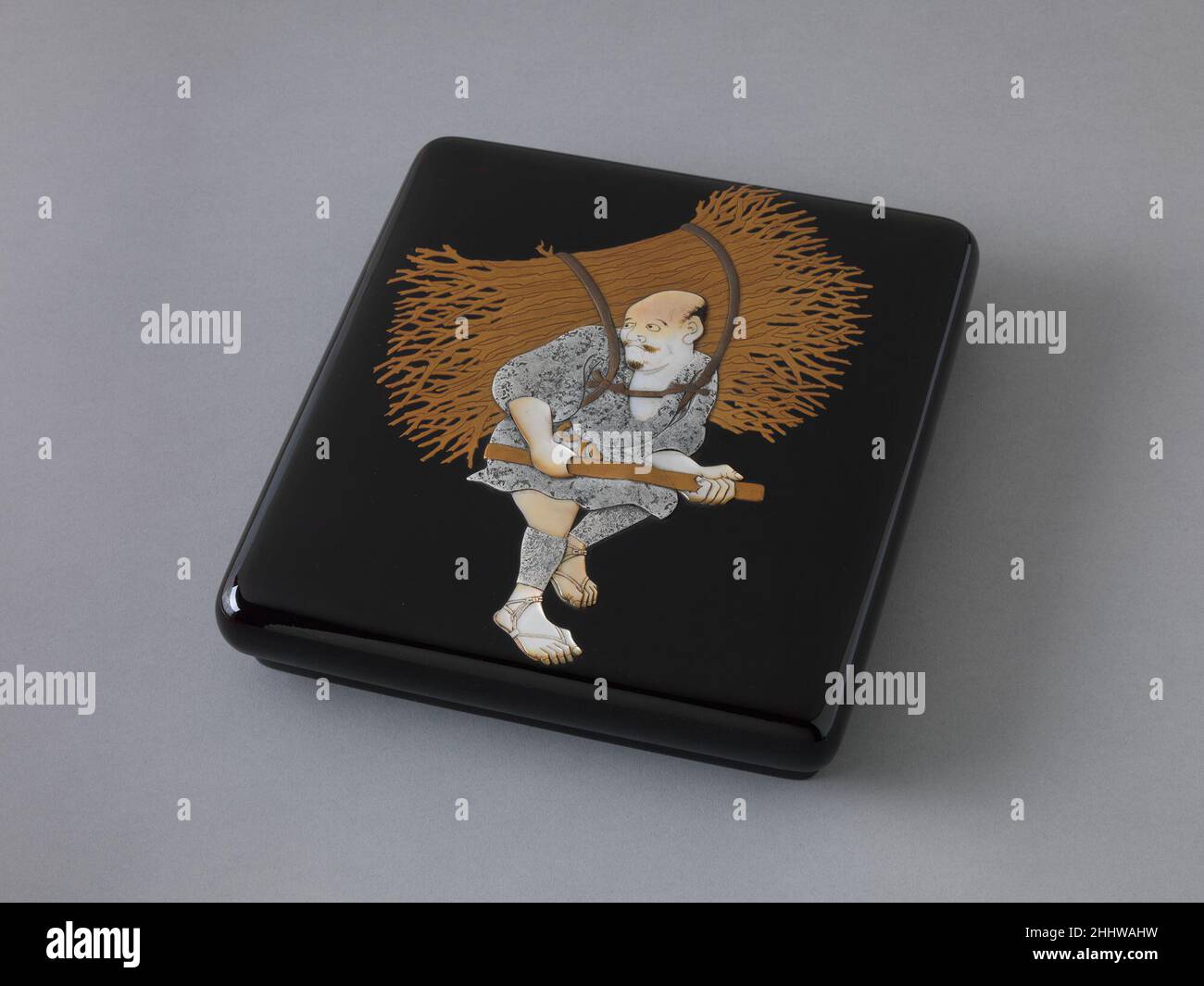 Writing Box (Suzuribako) with Woodcutter 19th century In the Style of ...