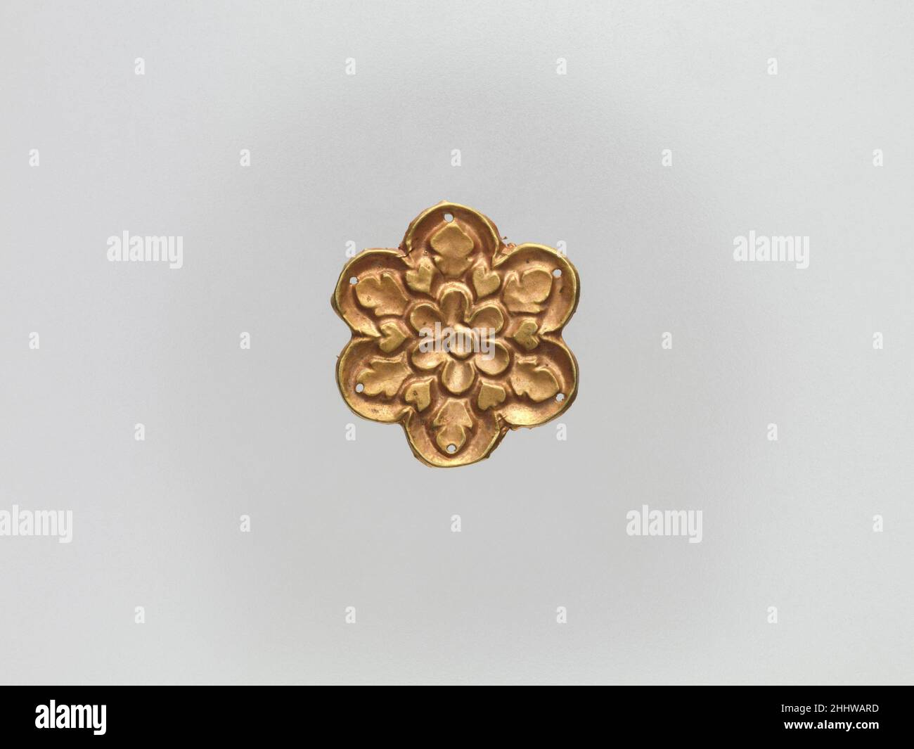 Flower-Shaped Clothing Plaque 7th–9th century China (Xinjiang ...