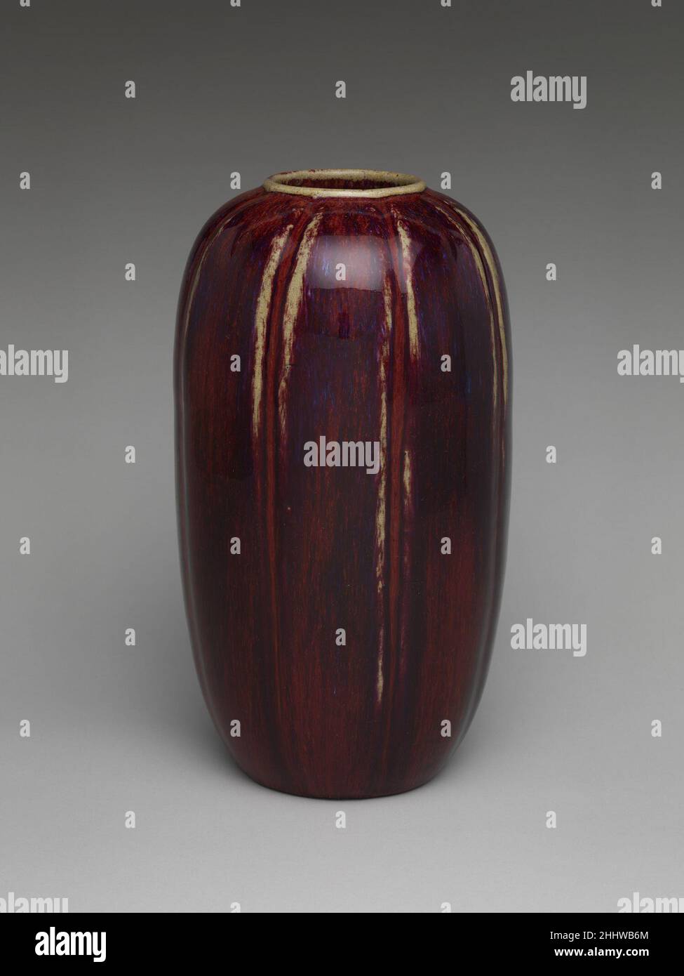 Vase in shape of winter melon early 19th century China. Vase in shape ...