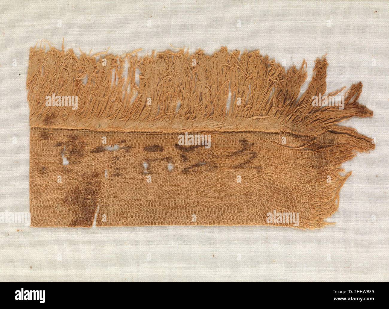 Linen Mark on the Corner of a Sheet ca. 2060–2010 B.C. Middle Kingdom ...