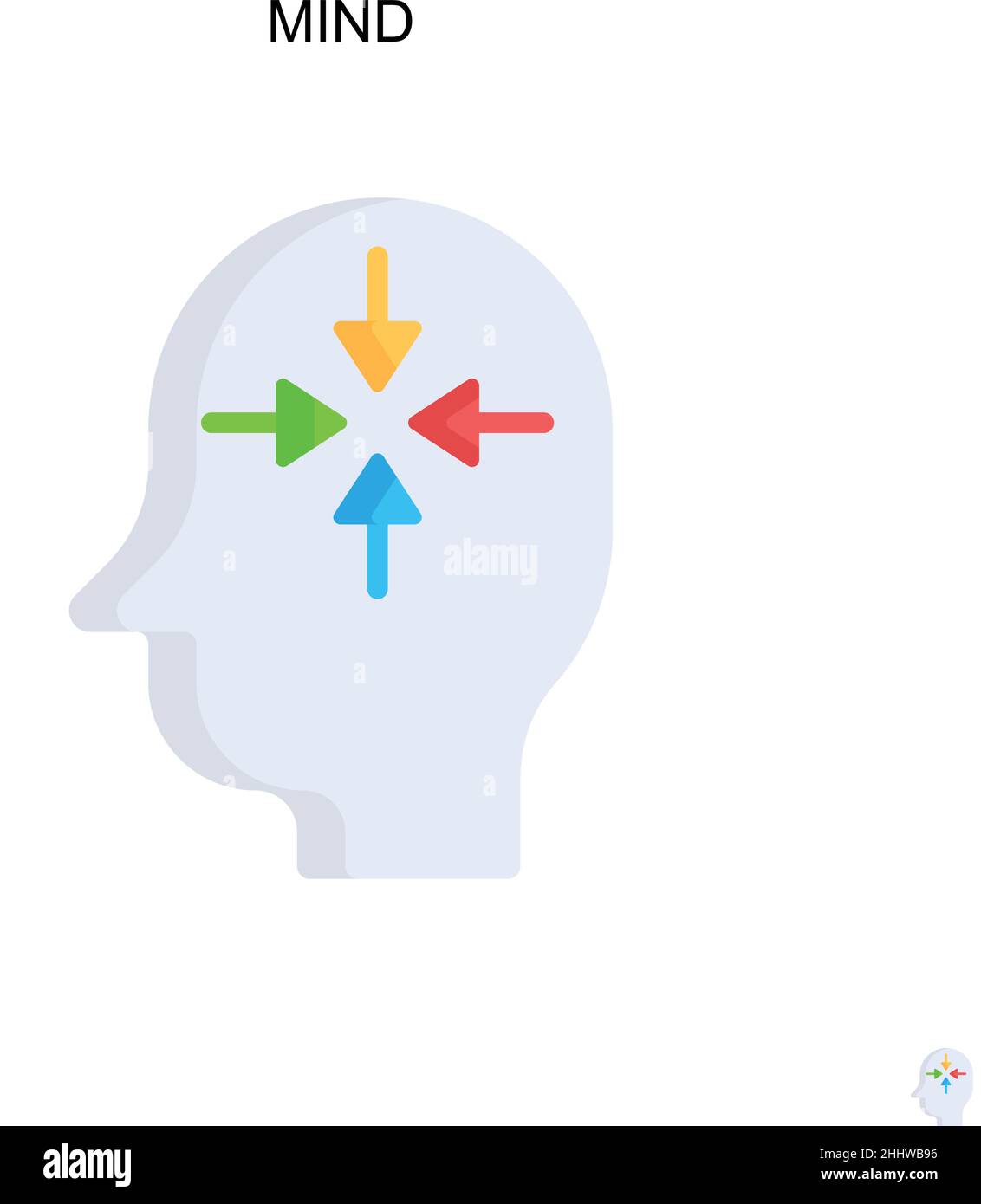 Positive mind illustration Stock Vector Images - Alamy