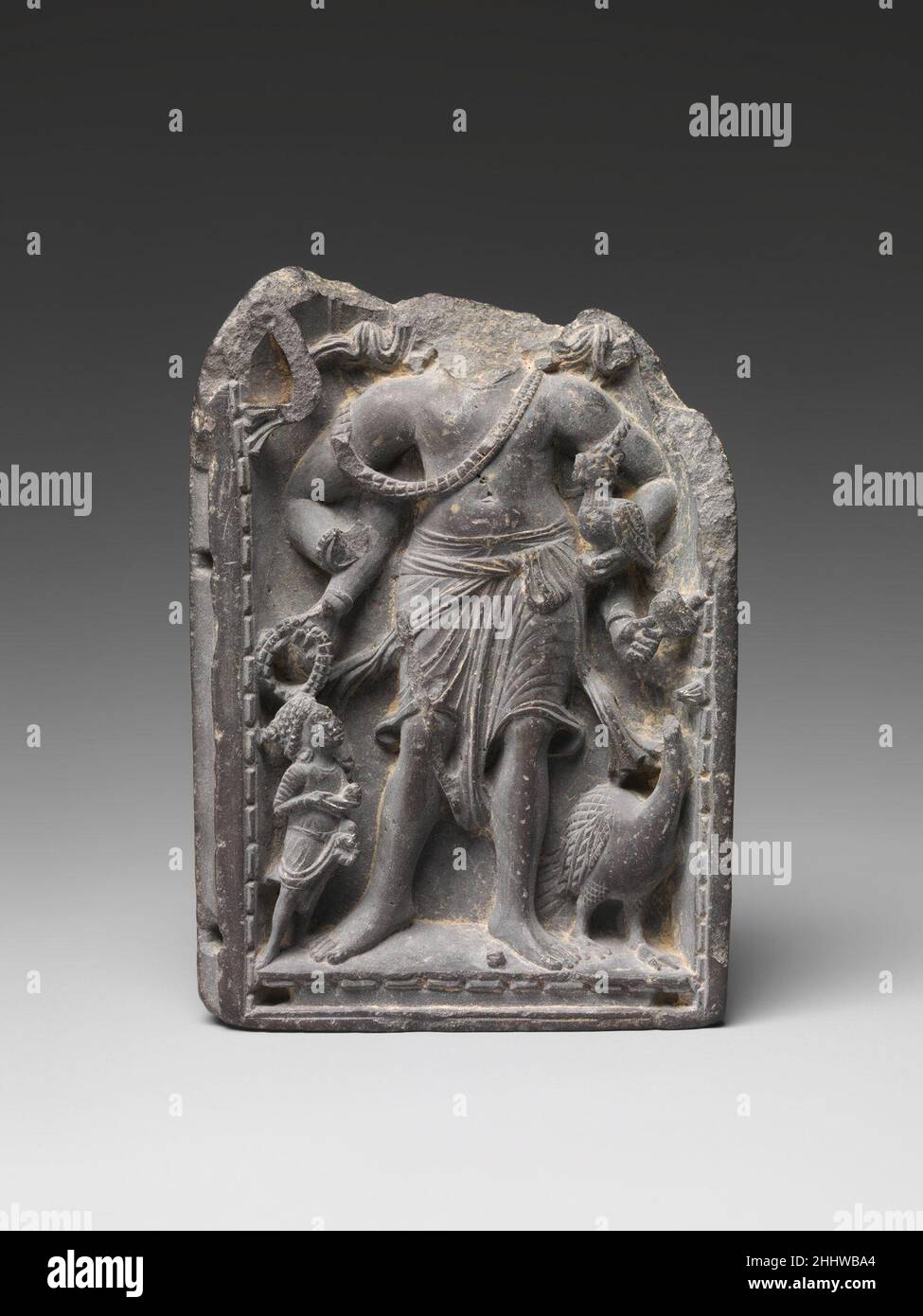 Panel of a Portable Shrine with Karttikeya, the God of War 6th century ...