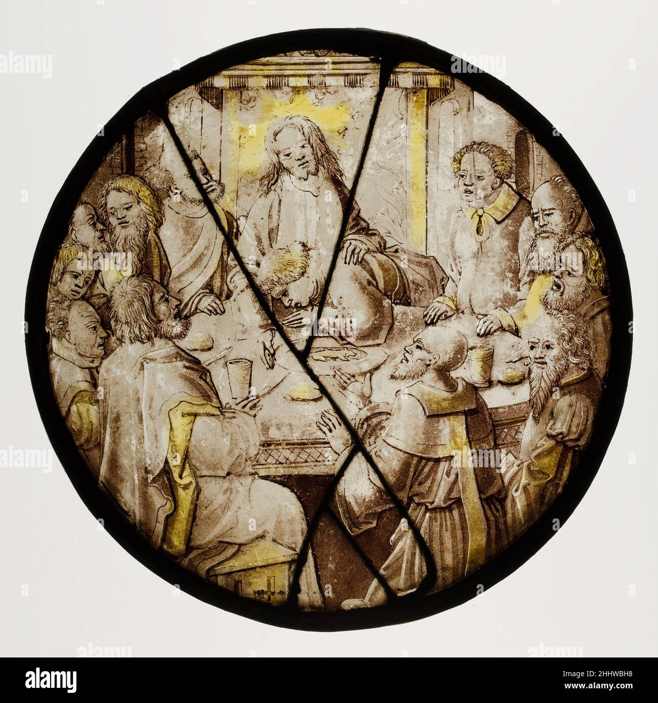 Roundel with the Last Supper 1515–25 North Netherlandish. Roundel with the Last Supper. North ...