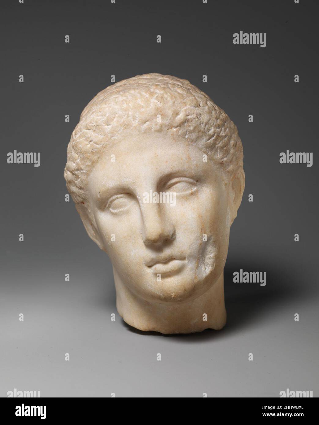 Marble head of a youth 4th century B.C. Greek This head of a boy may ...