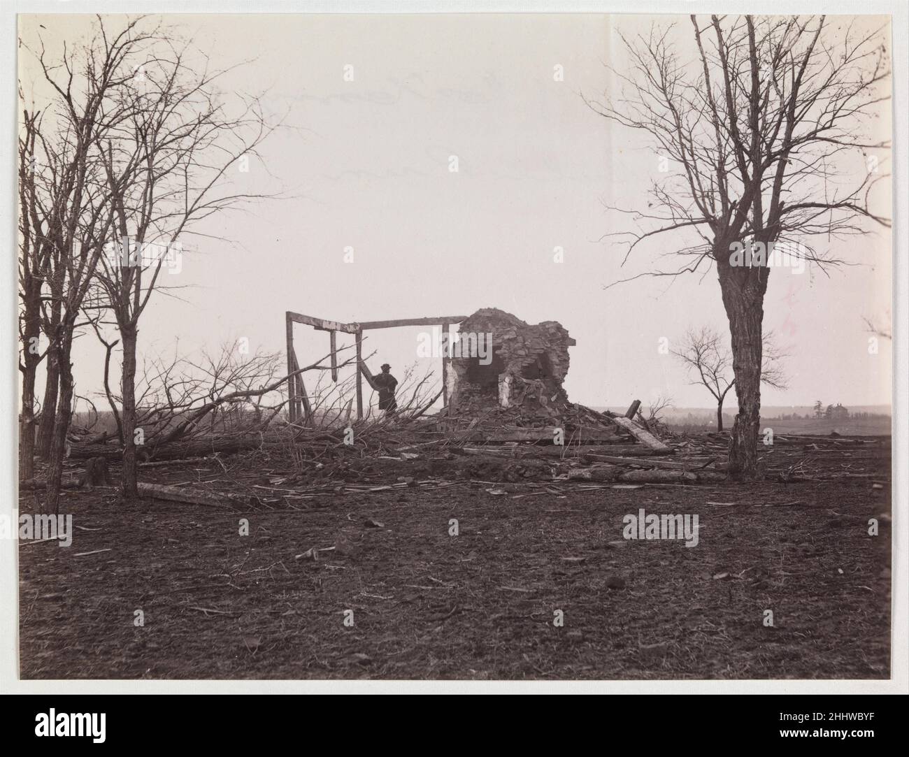 Ruins of Mrs. Henry's House, Battlefield of Bull Run March 1862 George ...