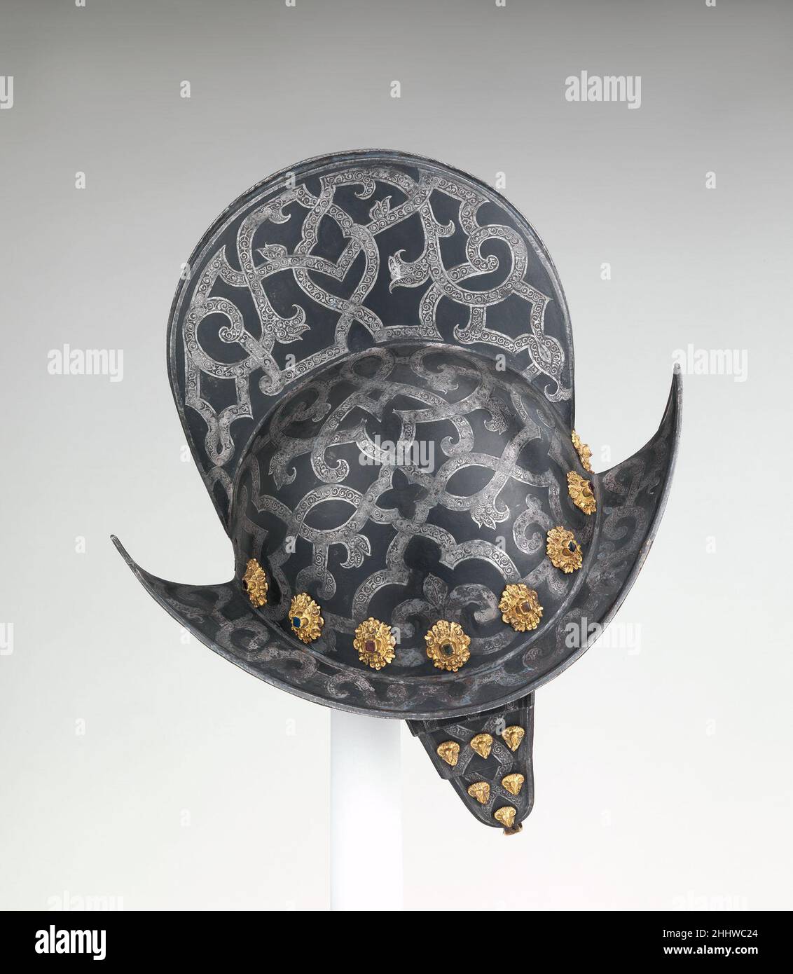 Morion late 16th century German, Nuremberg Silvered morions of this ...