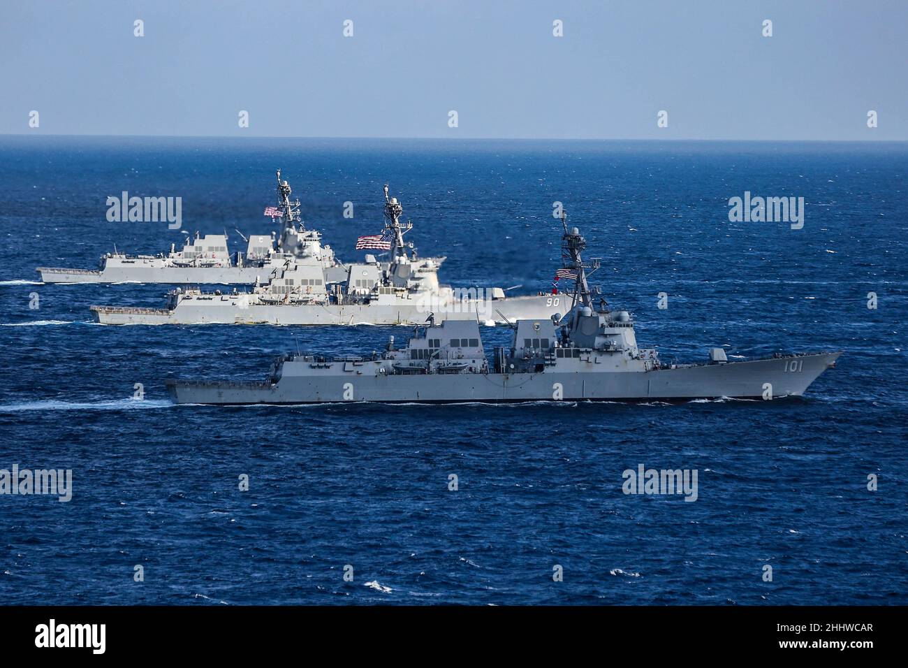PHILIPPINE SEA (Jan. 22, 2022) Arleigh Burke-class guided-missile ...