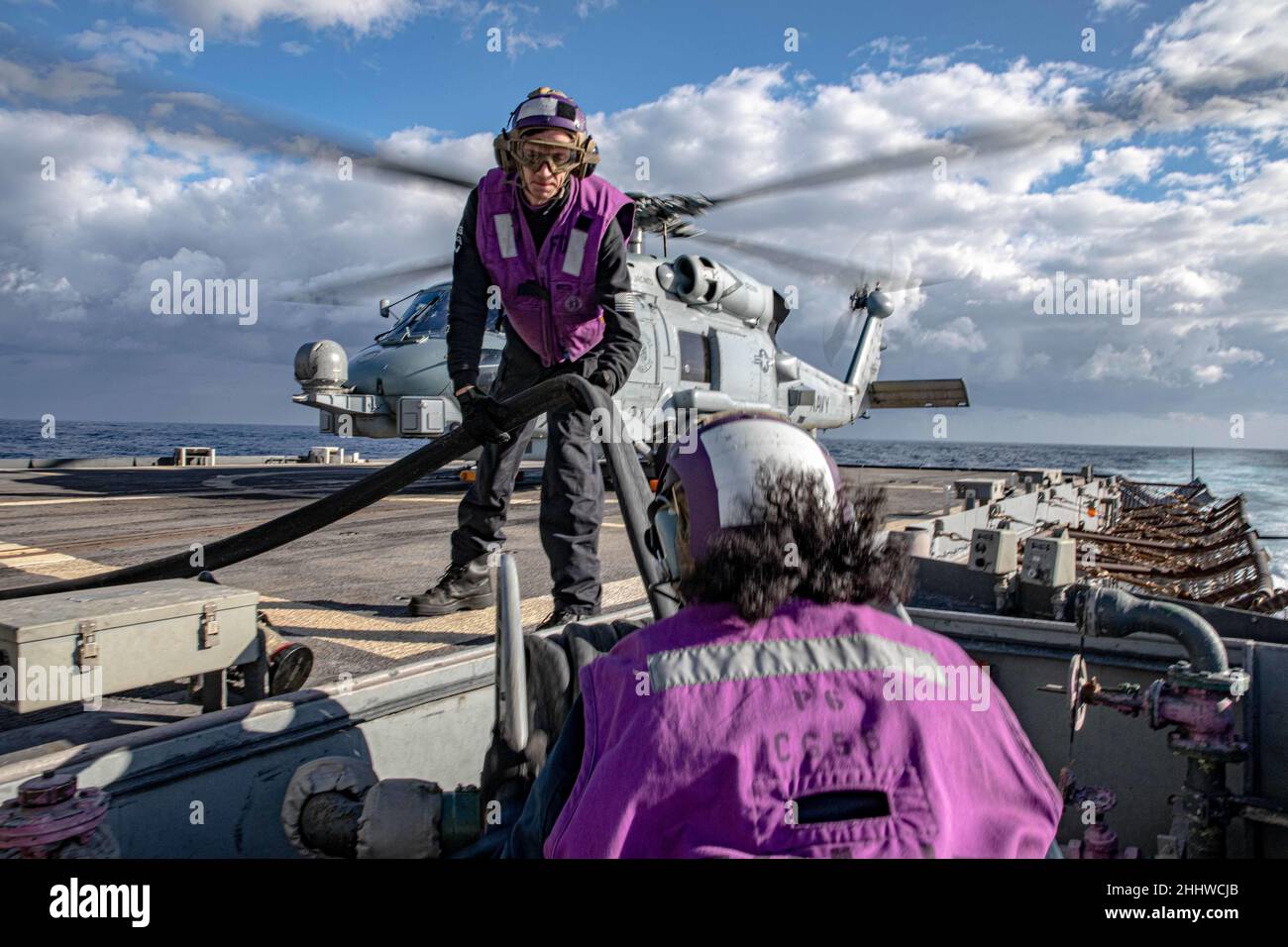 220119-N-AO868-1038 ADRIATIC SEA (Jan. 19, 2022) Logistics Specialist ...