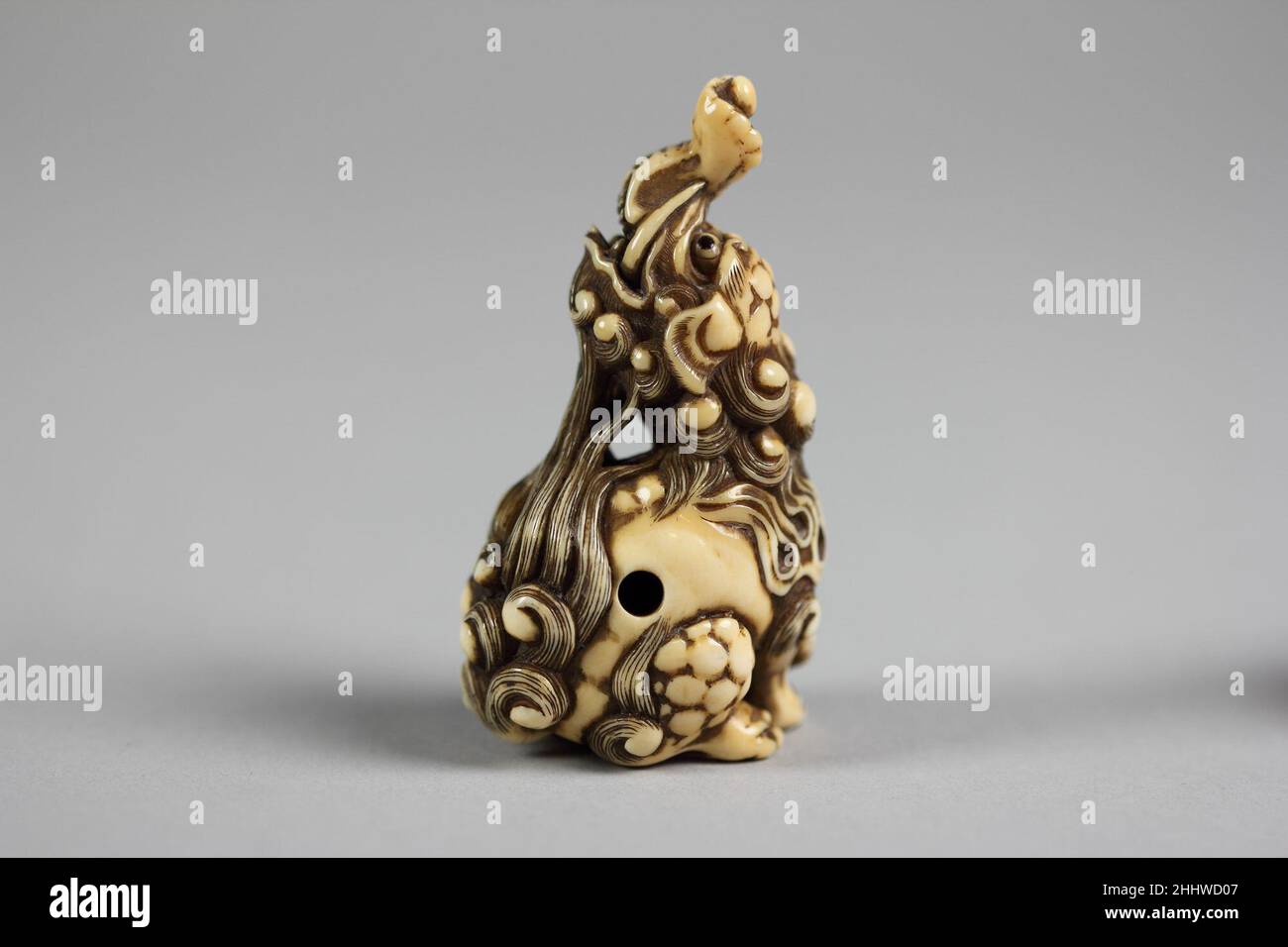 Seated Baku (Mythical Creature Devouring Nightmares) 18th century Japan ...