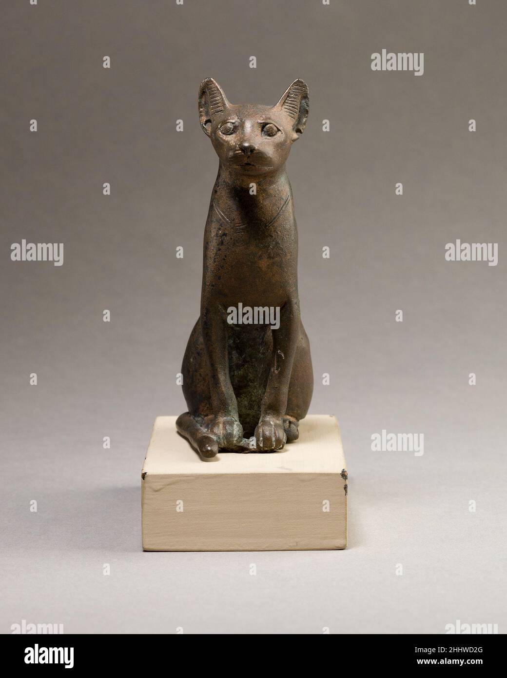 Cat figurine 664–30 B.C. Late Period–Ptolemaic Period Bastet was a ...