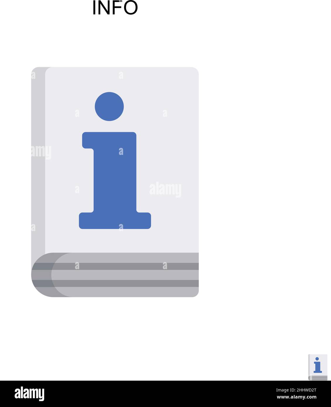 Info Simple vector icon. Illustration symbol design template for web ...