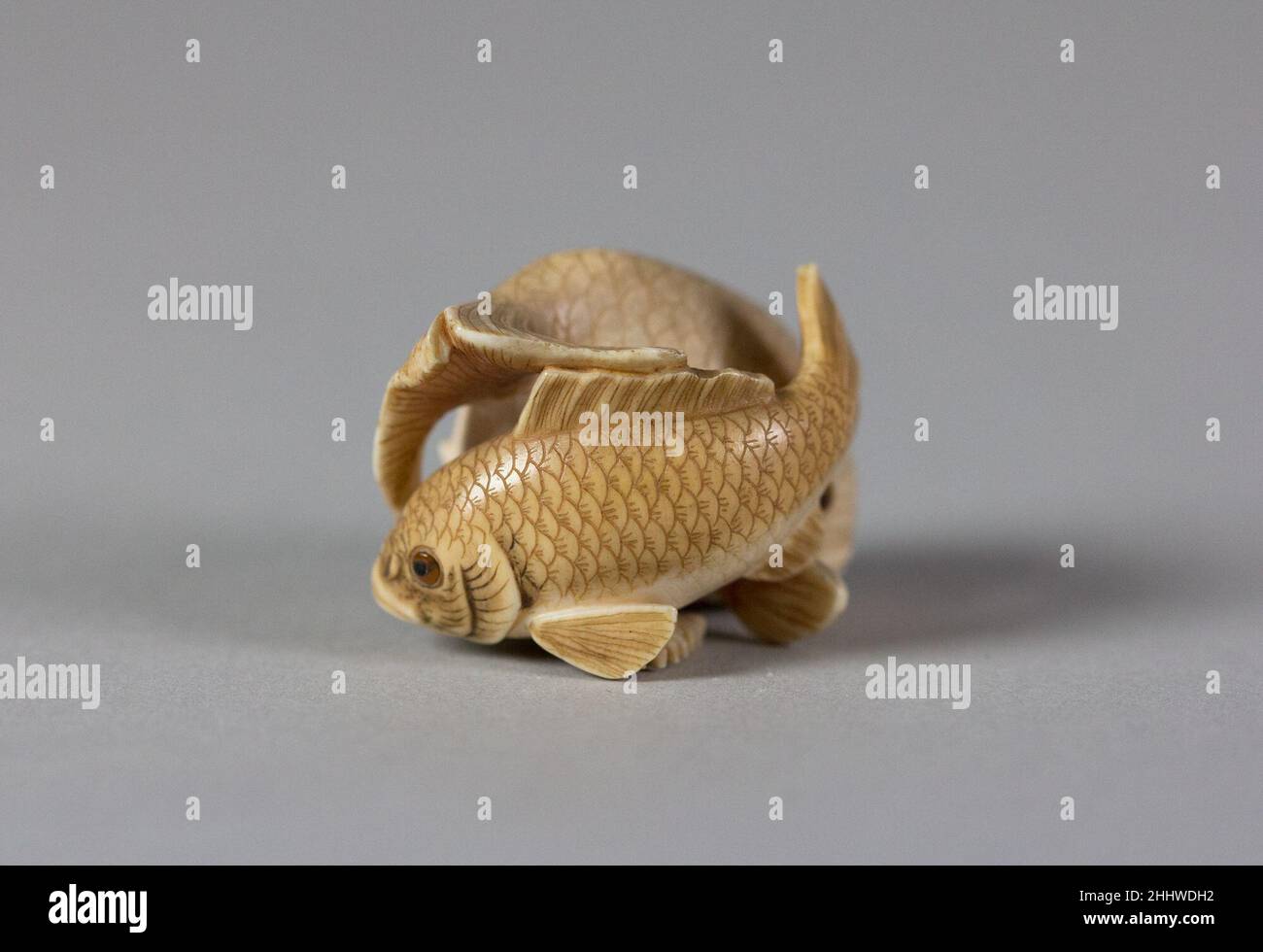 Two Fish 19th century Japan. Two Fish 59175 Stock Photo - Alamy