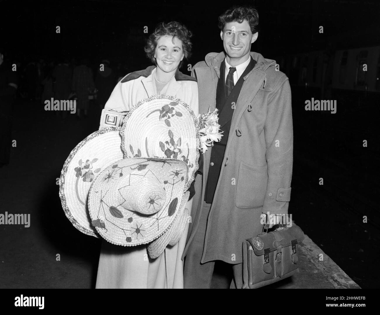 Actress Joan Plowright and her husband Roger Gage return from SAF. 3rd ...