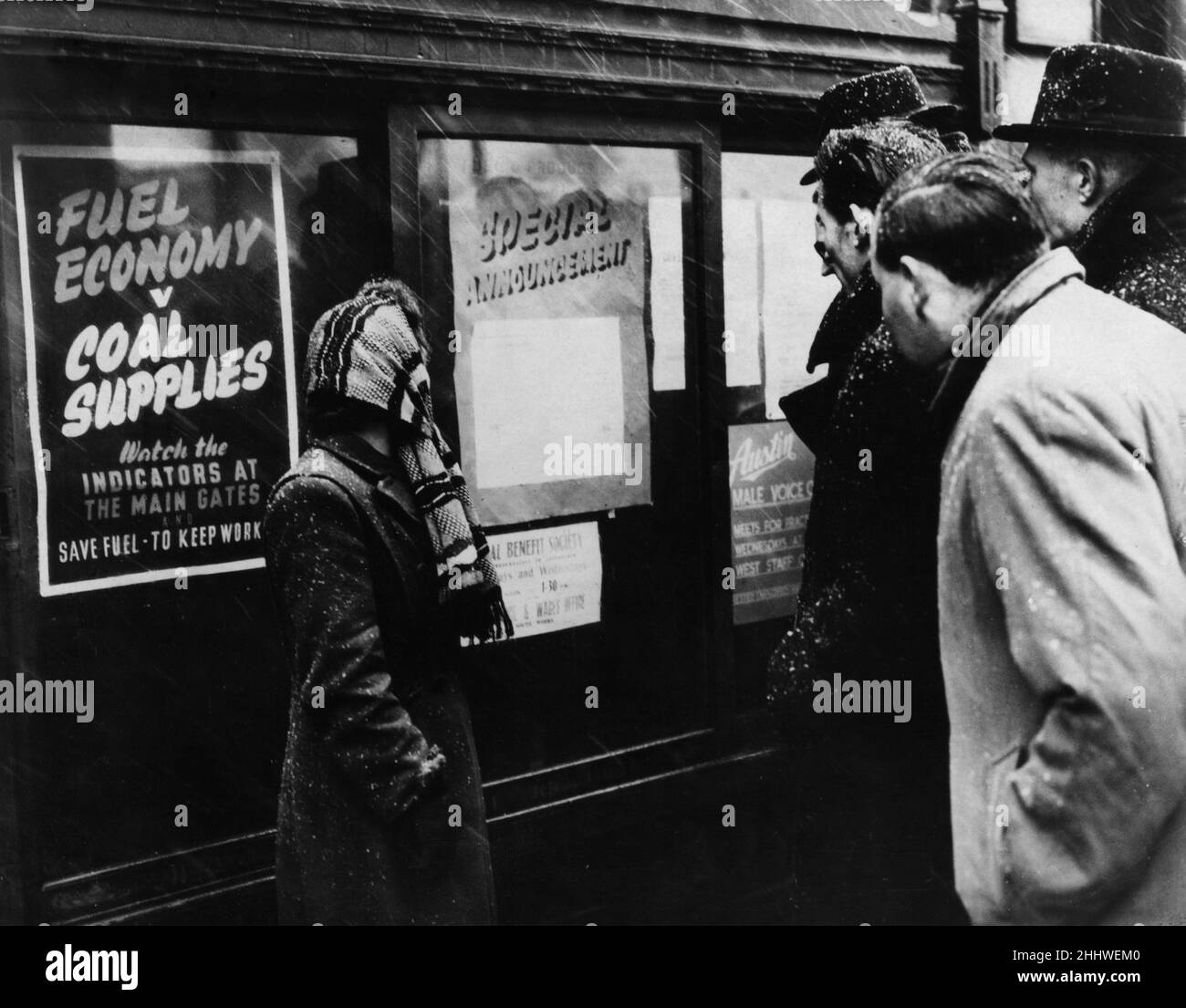 In the winter of 1946 - 1947 the UK experienced several cold spells ...