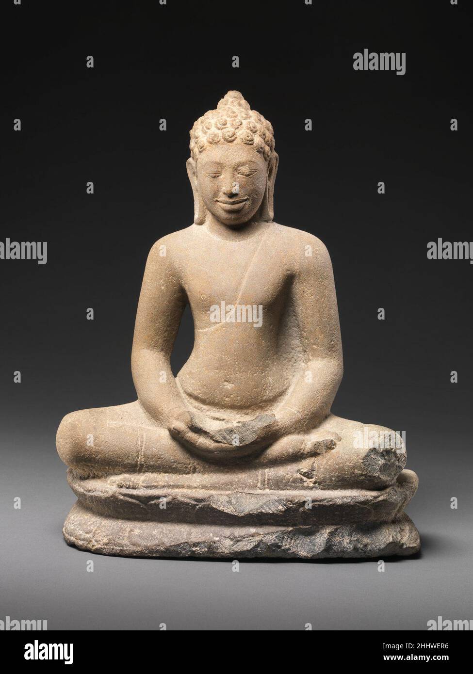 Seated Buddha 7th–8th century Cambodia or Vietnam This is one of a ...