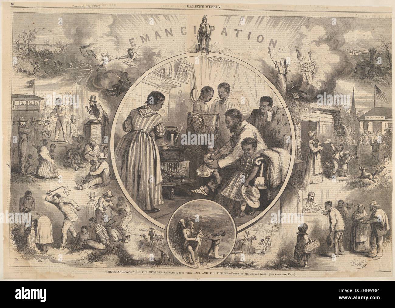 Emancipation of the Negroes – The Past and the Future (from "Harper's ...