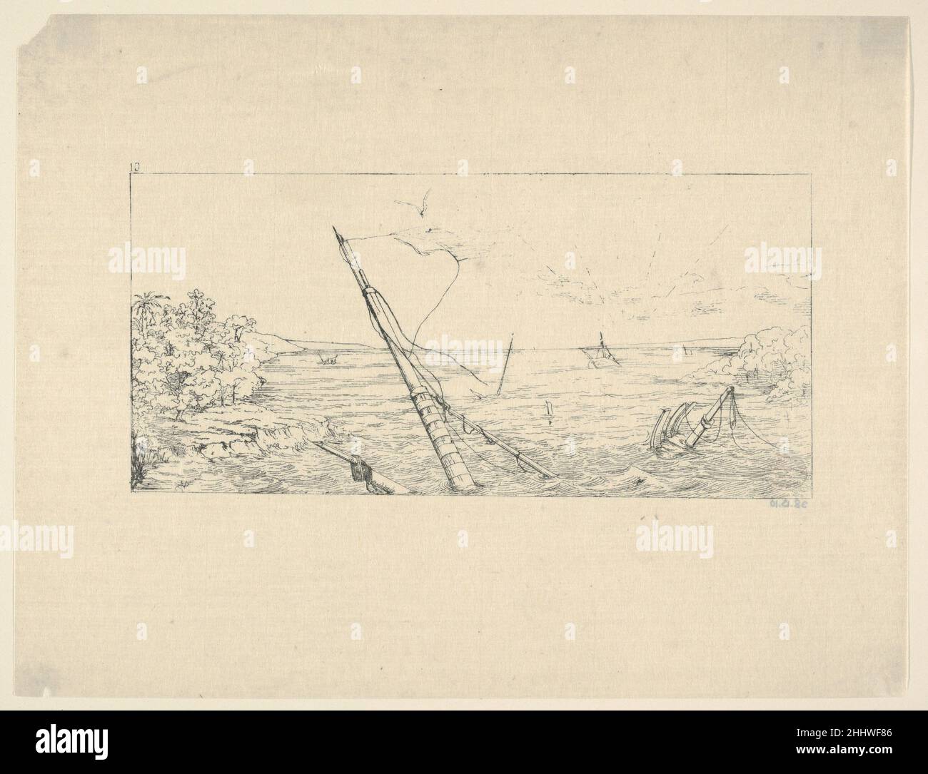 Stone Blockade off Charleston, South Carolina (from Confederate War ...