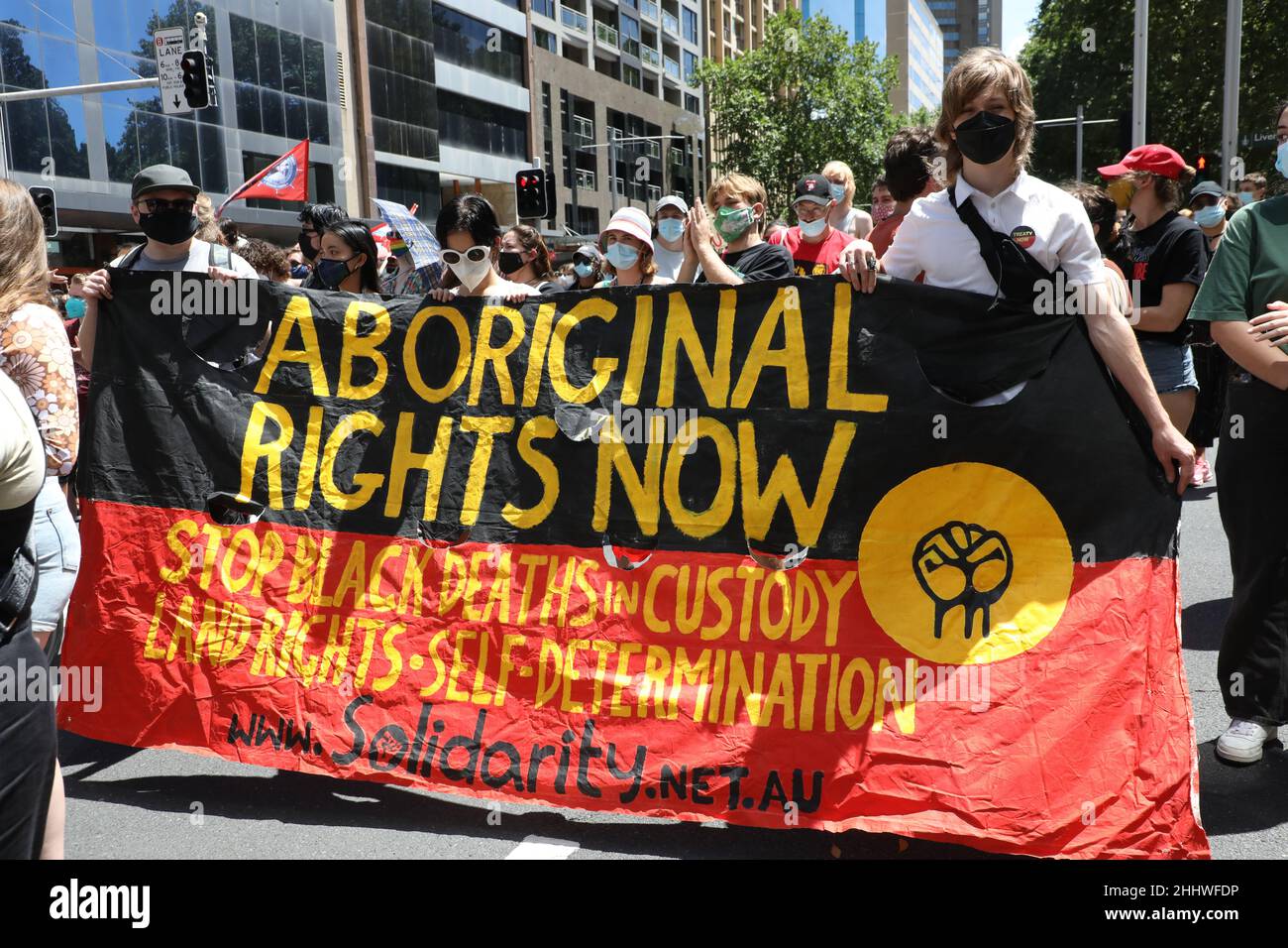 Sydney, Australia. 26 January 2022. 26th January is celebrated as ...