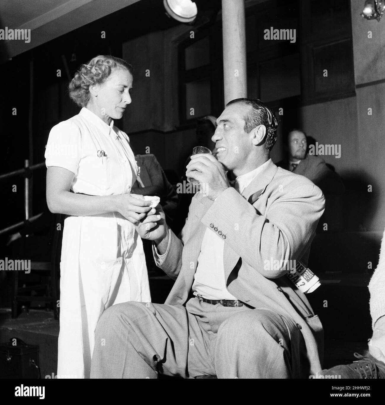 Primo Carnera, actor and professional wrestler, also a former ...