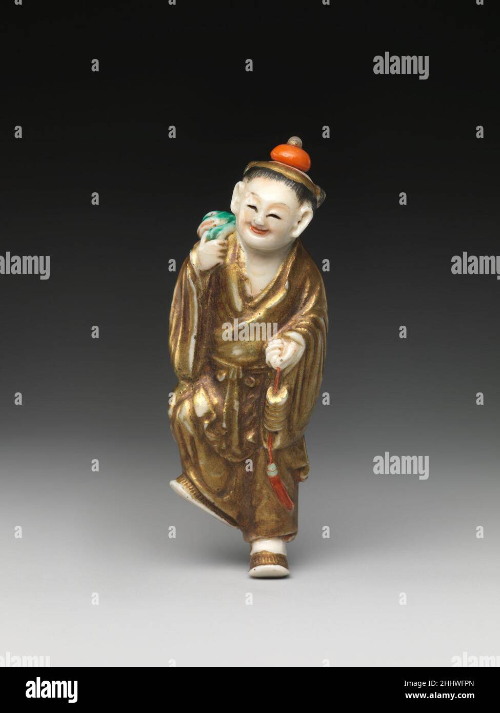 Snuff Bottle Depicting the Immortal Liu Hai late 18th–early 19th ...