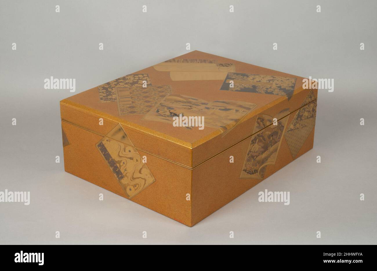 Document Box with Illustrated Books 19th century Japan This large box ...