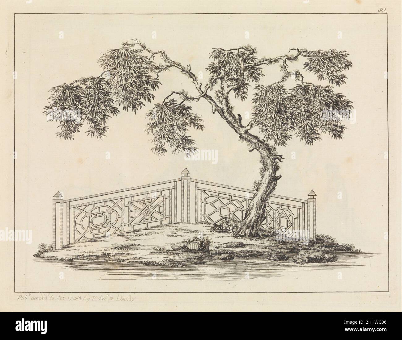 A New Book of Chinese Designs 1754 Matthew Darly British Book with ...