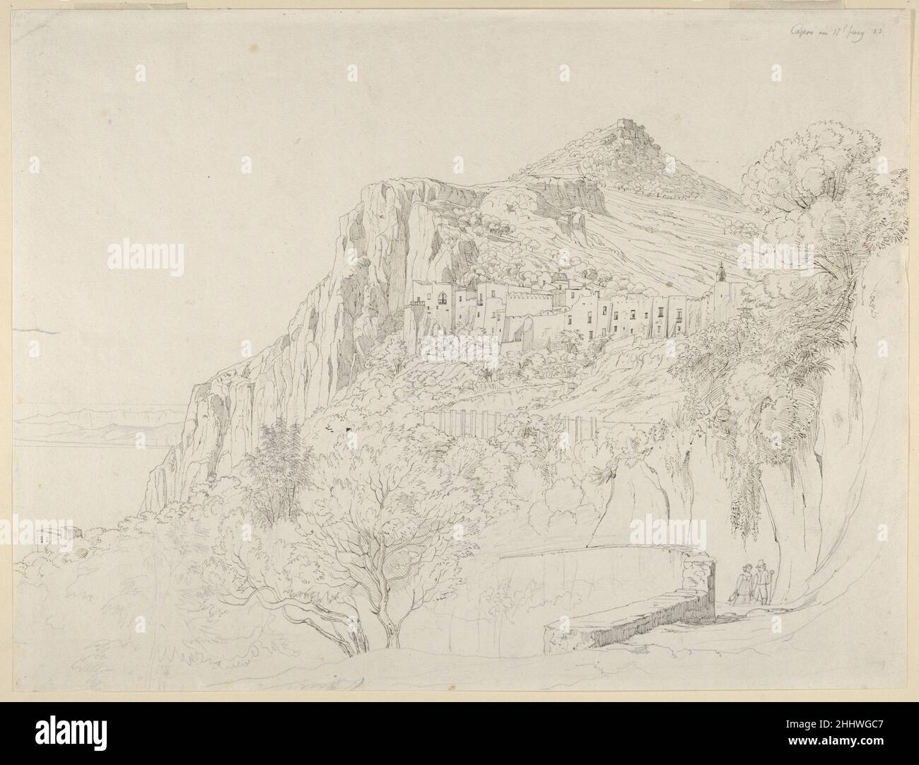 View of Capri 1823 Carl Wagner German. View of Capri 428630 Stock Photo ...