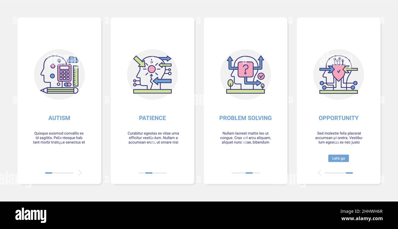 Mind process of communication problem solving vector illustration. UX ...