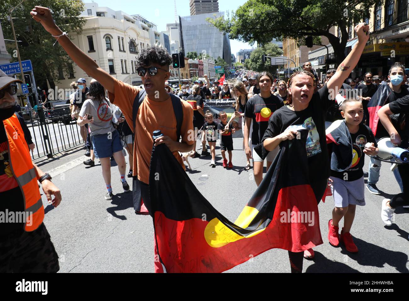 Sydney, Australia. 26 January 2022. 26th January is celebrated as ...