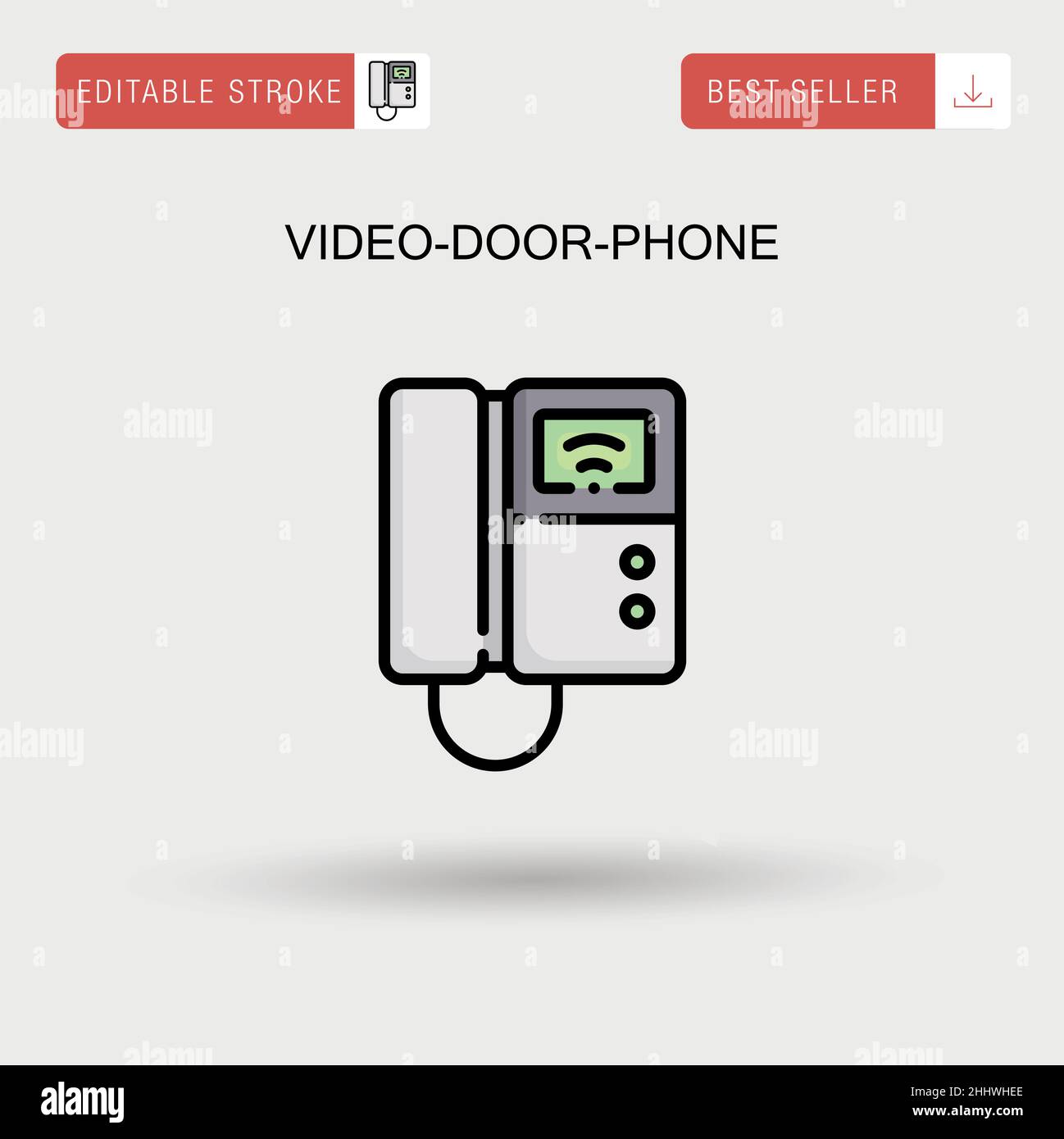 Entry system door Stock Vector Images - Alamy