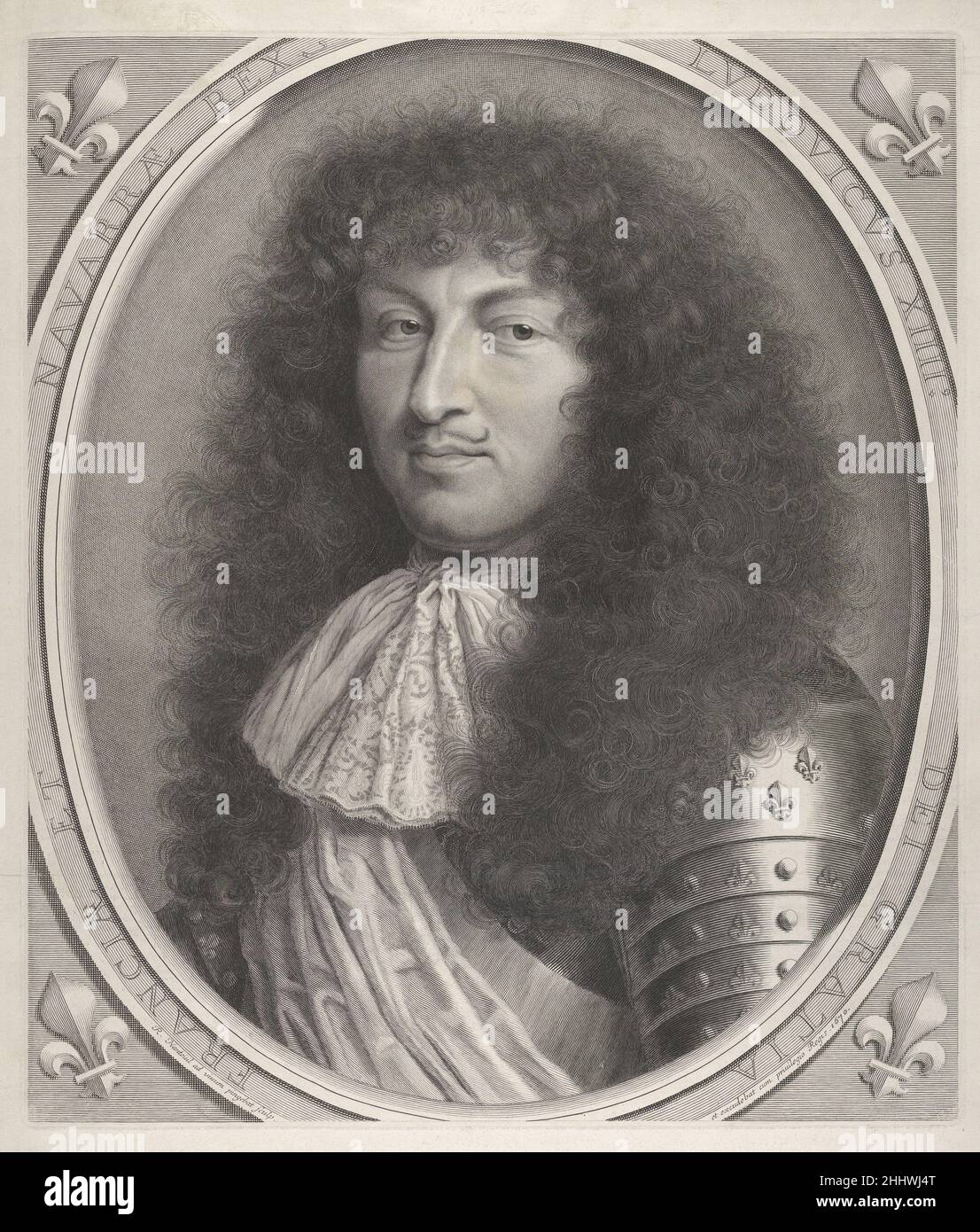 Louis XIV 1670 Robert Nanteuil French. Louis XIV 428863 Stock Photo - Alamy