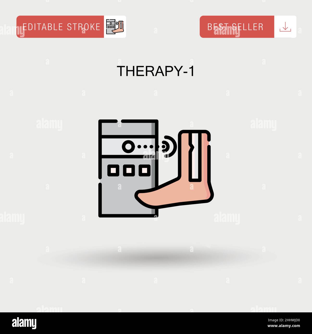 Therapy-1 Simple vector icon Stock Vector Image & Art - Alamy