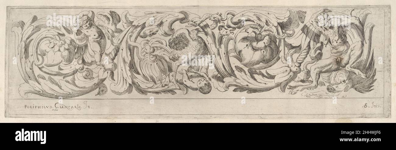 Acanthus Scroll Engraving