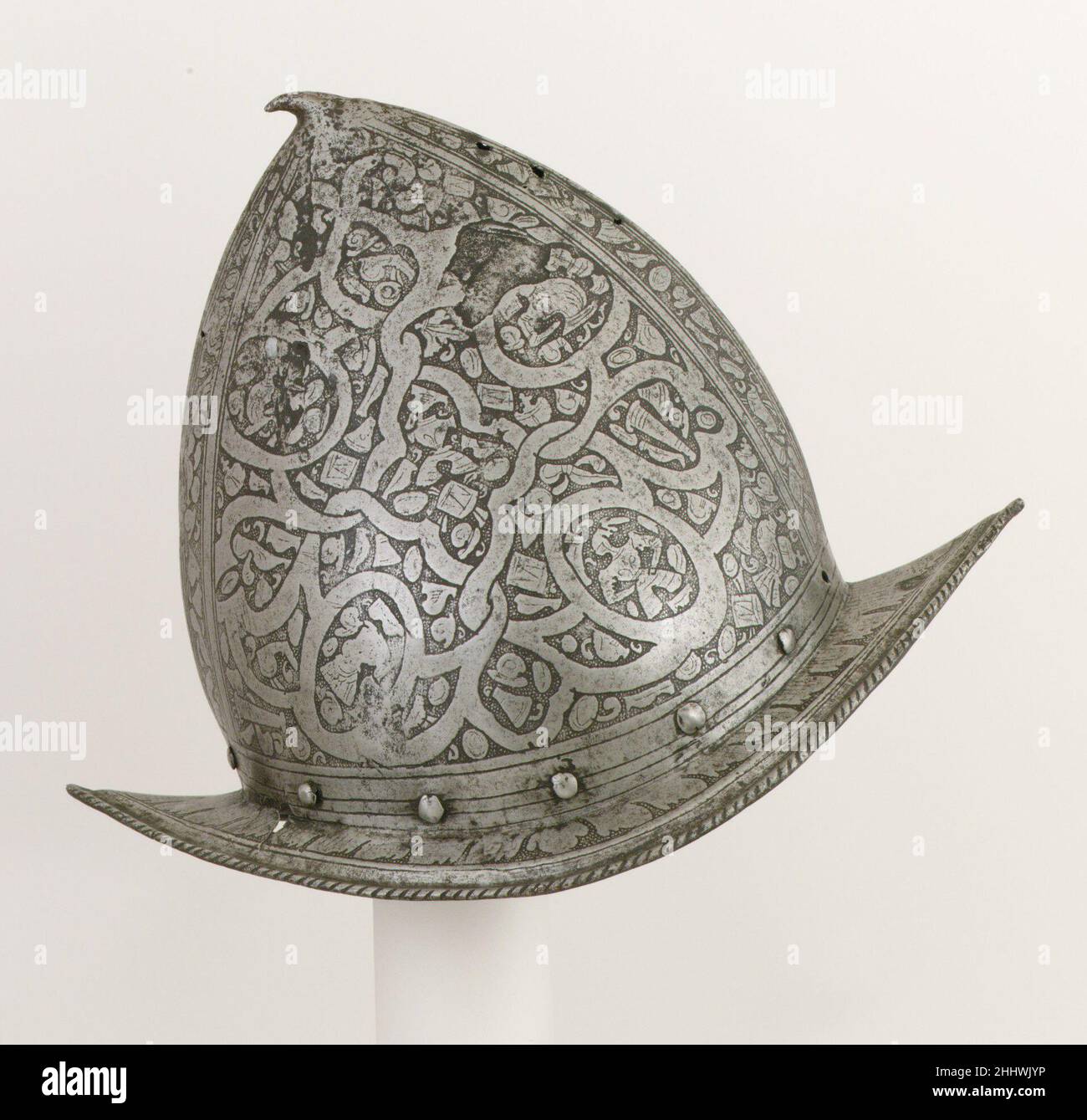 Pointed Morion ca. 1590 Italian, Brescia Although worn with age, this ...