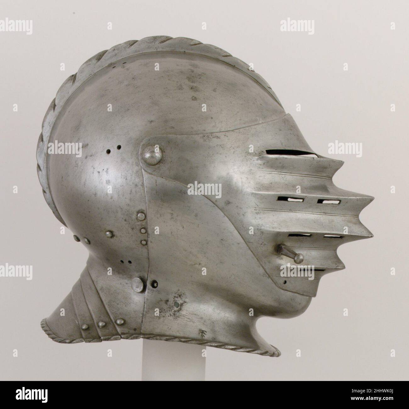 Close-Helmet for the Field ca. 1520 German, Nuremberg Although fluted ...