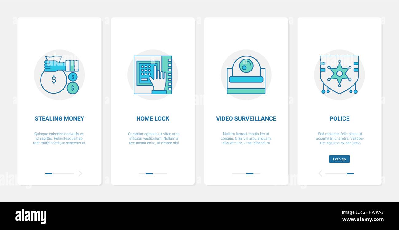 Surveillance screen on wall Stock Vector Images - Alamy