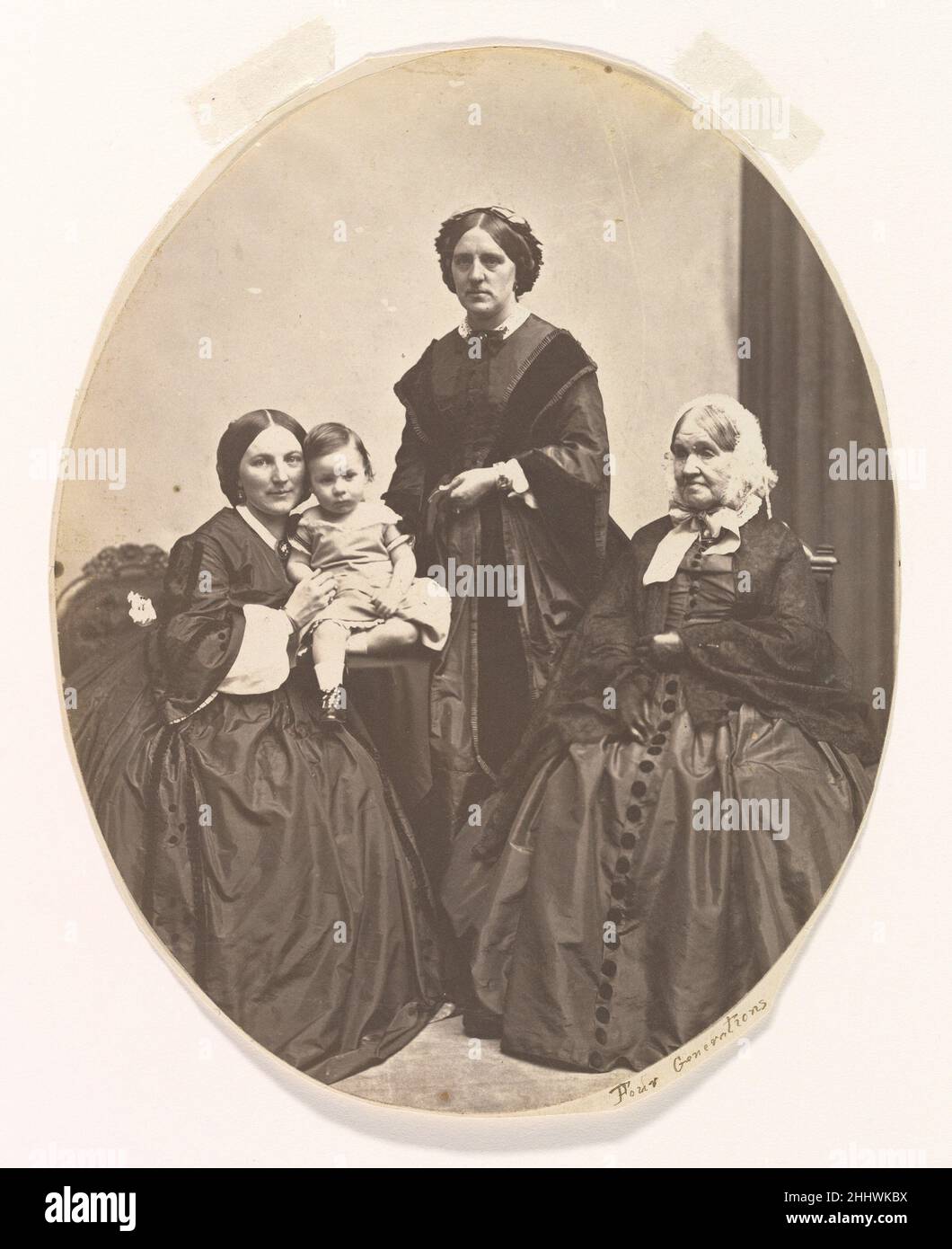 Four Generations ca. 1860 James Wallace Black American. Four ...