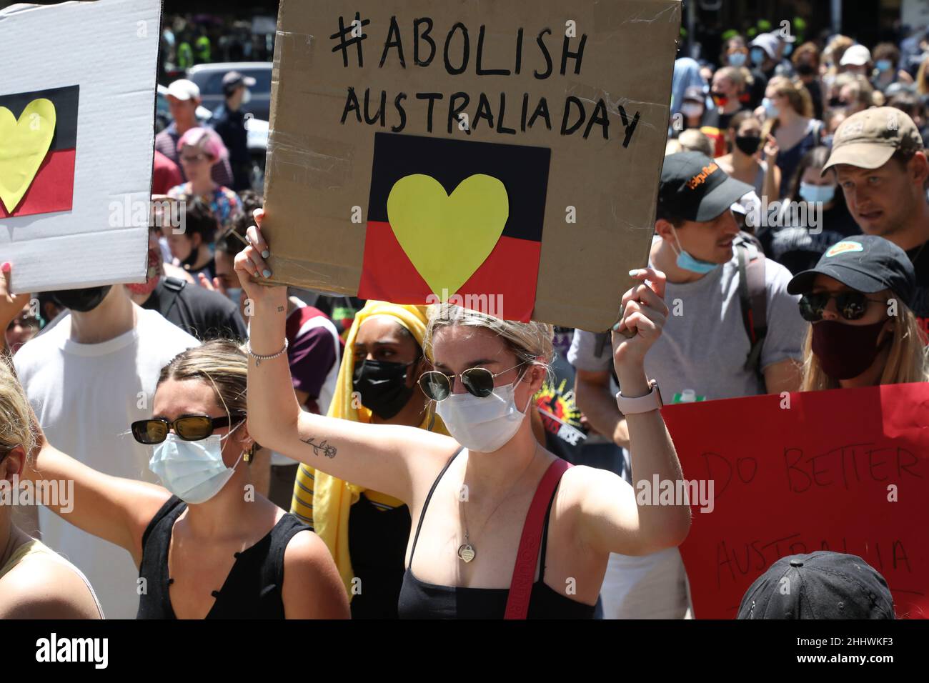 Sydney, Australia. 26 January 2022. 26th January is celebrated as ...
