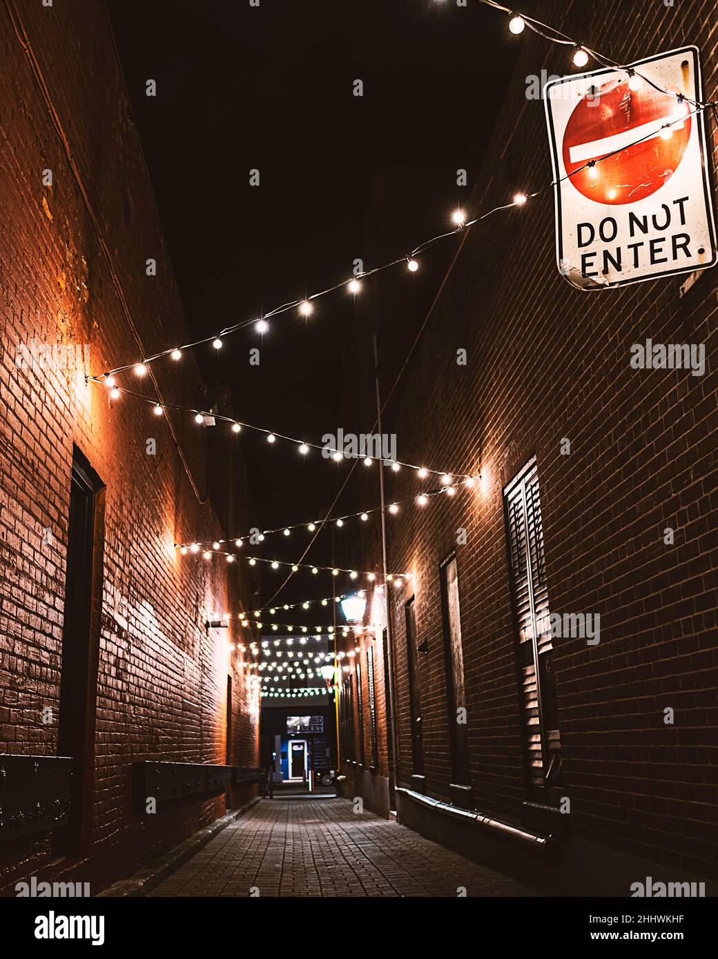 The Beautiful Alley Stock Photo - Alamy