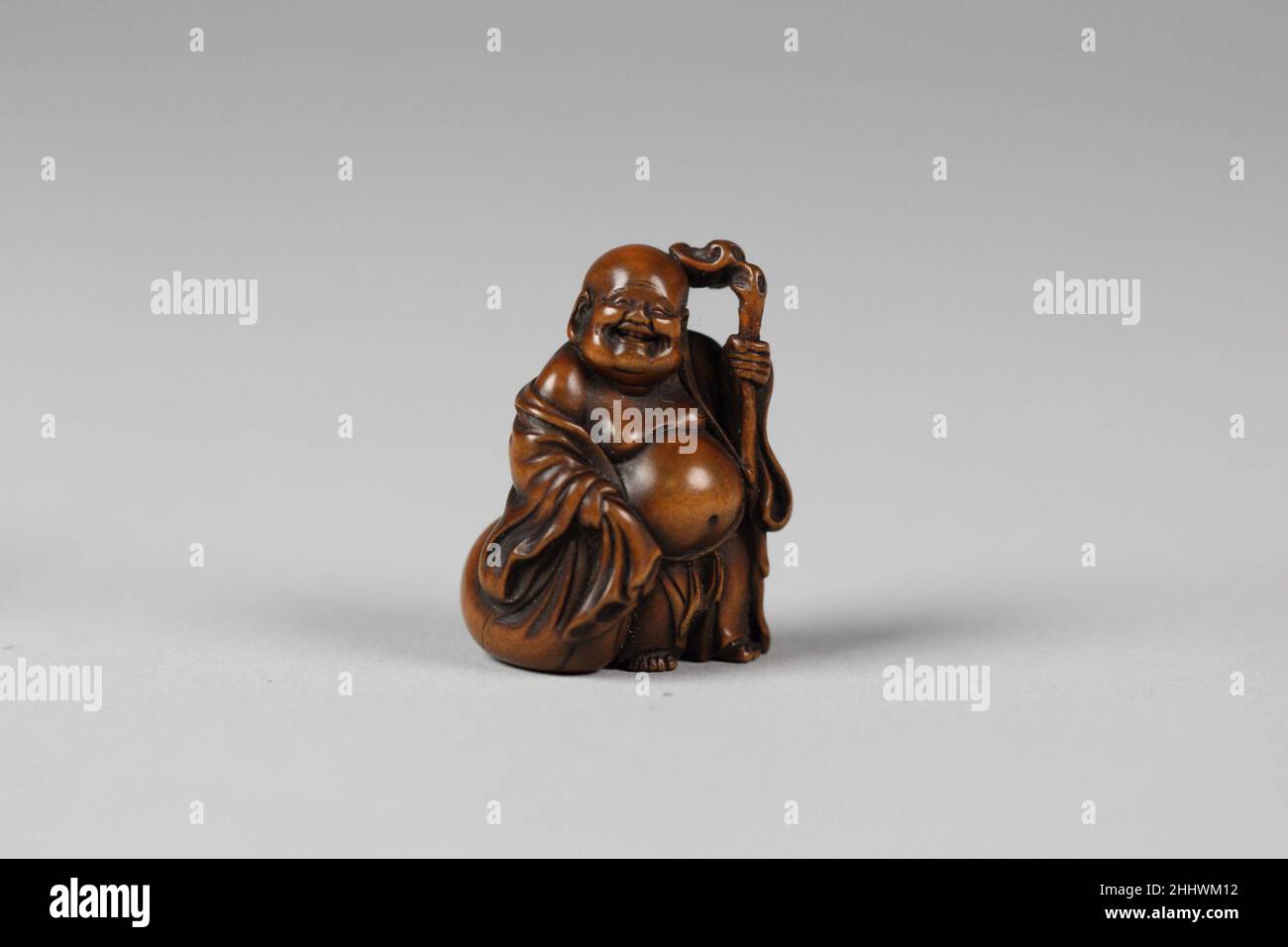 Netsuke of Hotei with Bag 19th century Japan. Netsuke of Hotei with Bag ...