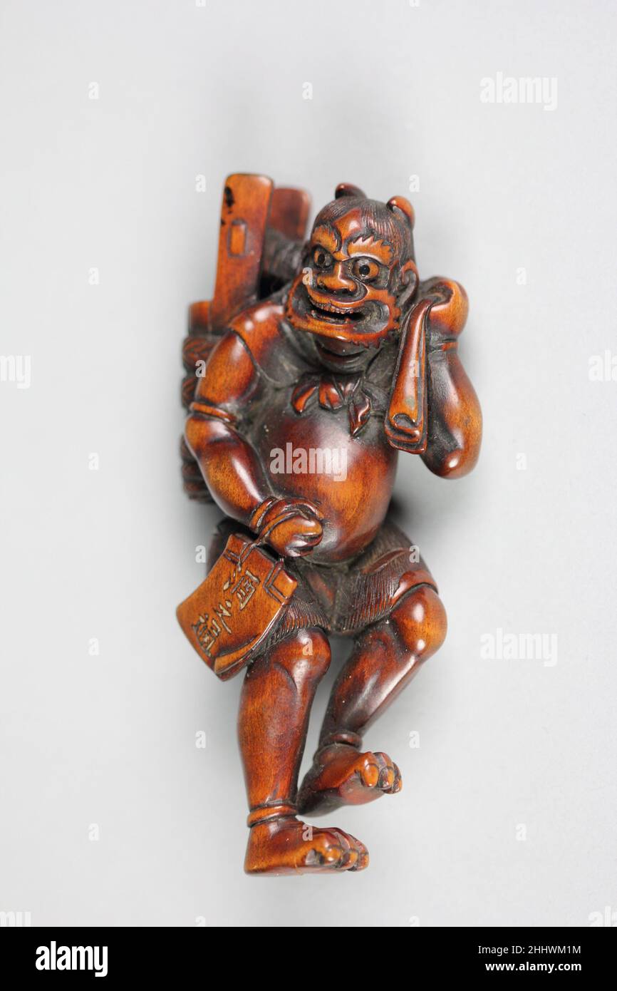 Netsuke of Demon 19th century Japan. Netsuke of Demon 59382 Stock Photo ...