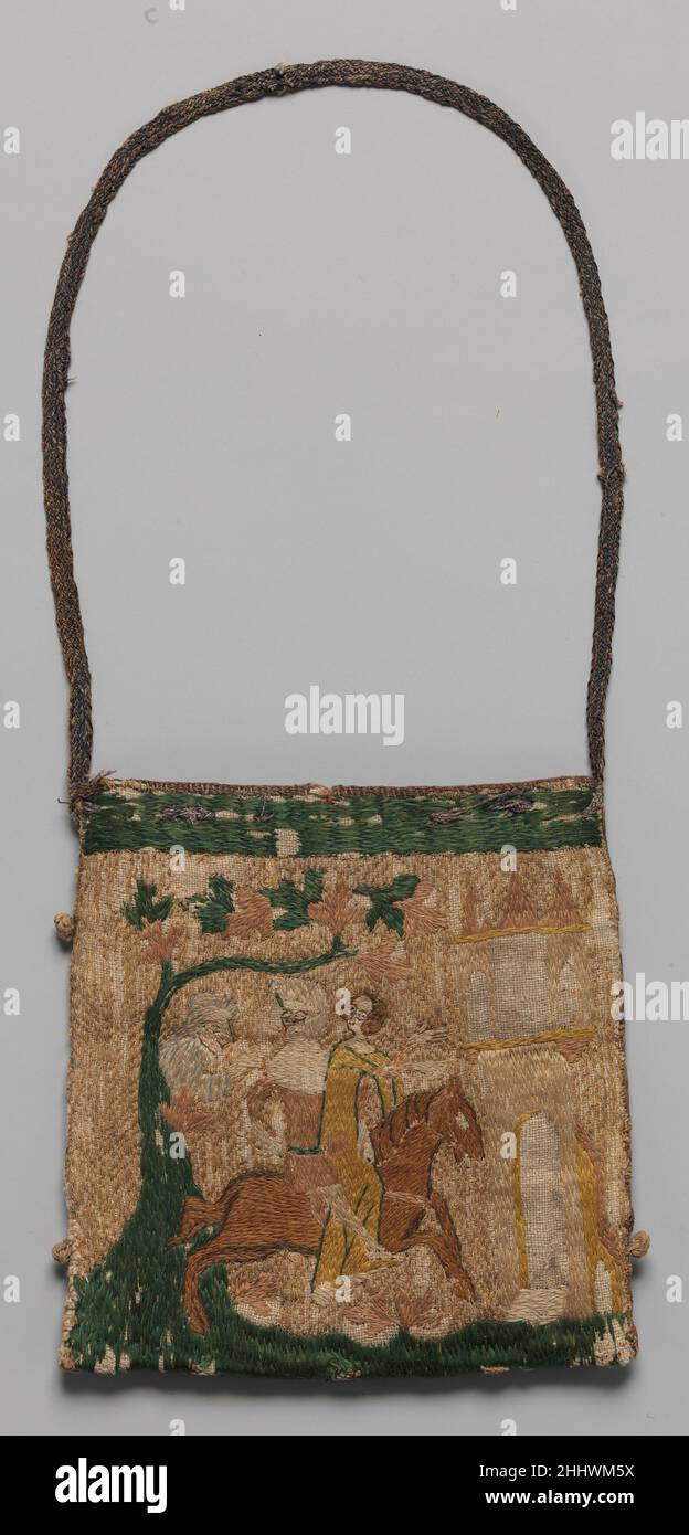Purse with scenes from the story of Patient Griselda 14th century ...