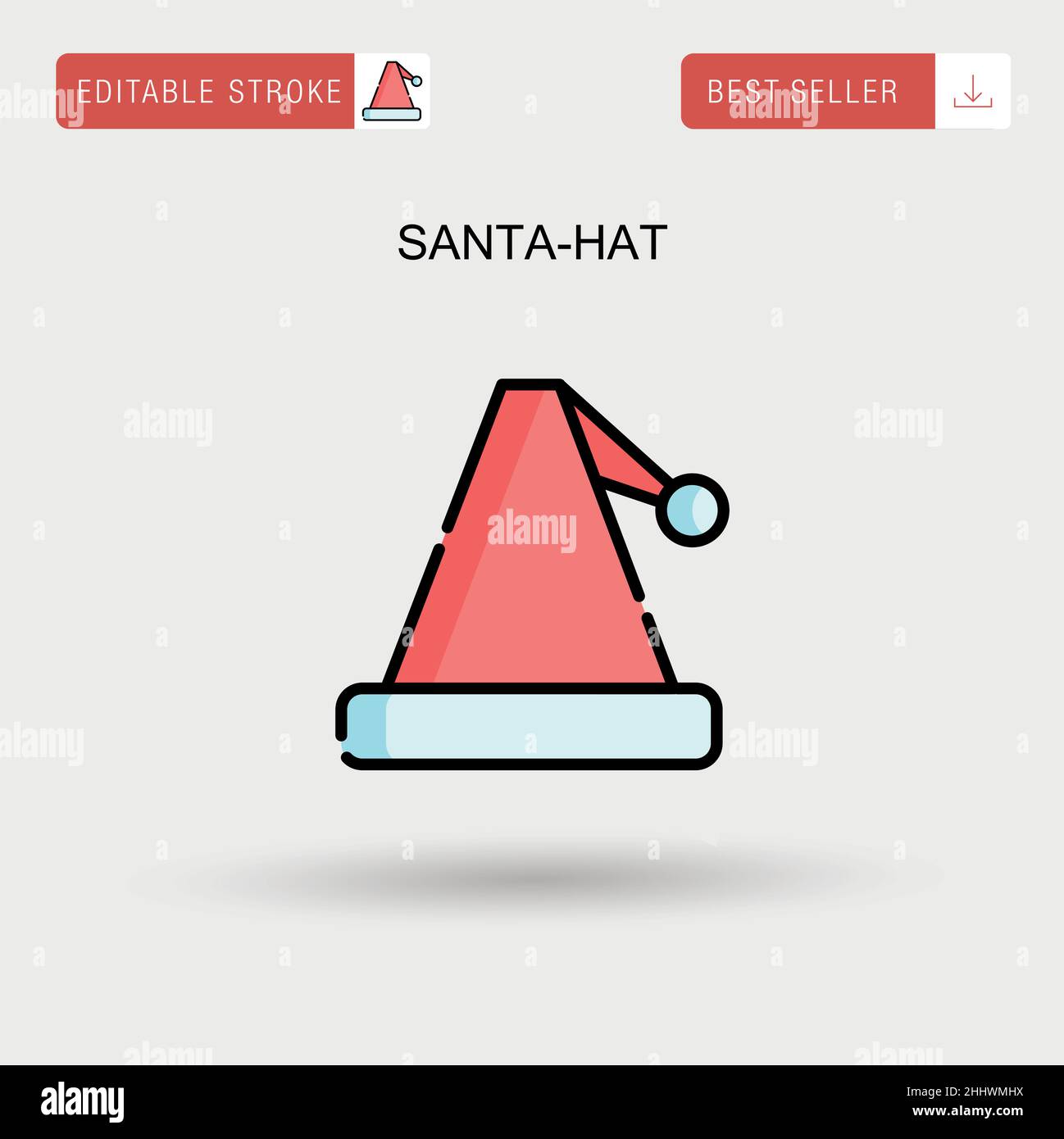 Simple santa hat hi-res stock photography and images - Alamy